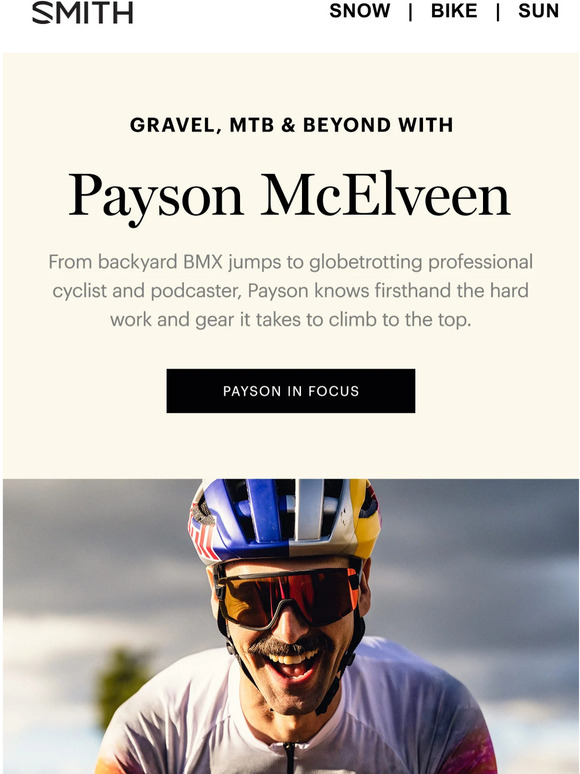 Smith Optics: Finding flow state with Payson McElveen | Milled