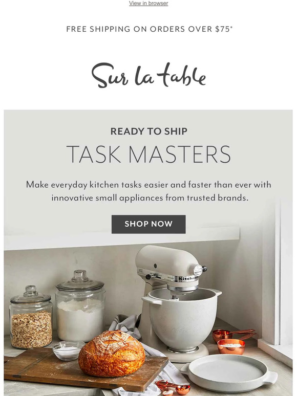 Sur la Table Email Newsletters: Shop Sales, Discounts, and Coupon Codes