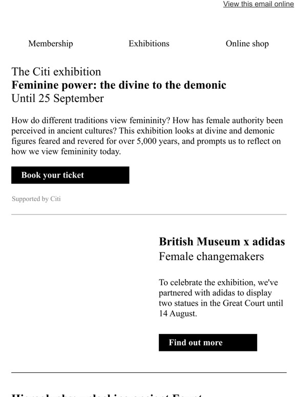 British Museum: Discover 'ferocious' Feminine power | Summer holiday ...