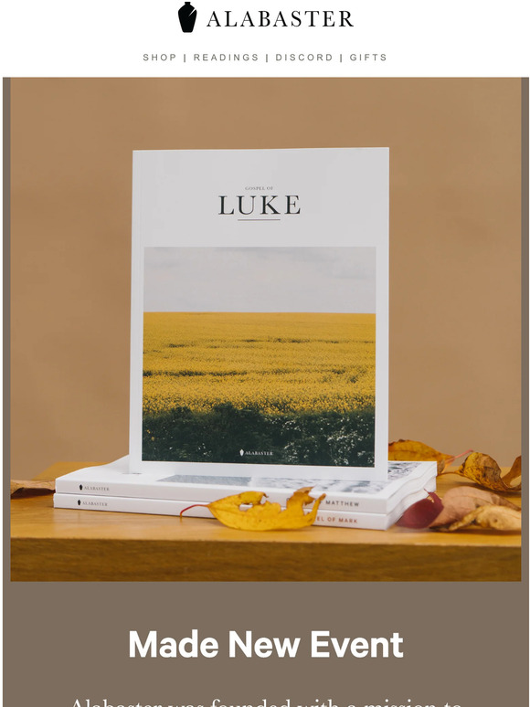 Alabaster Co: Made New: Our Sustainable Event | Milled