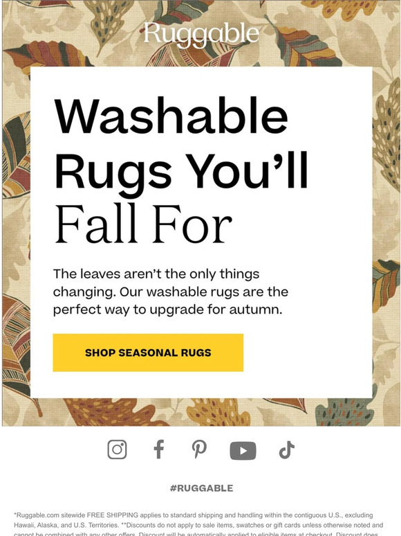 Ruggable: Fall in Love With Seasonal Styles | Milled