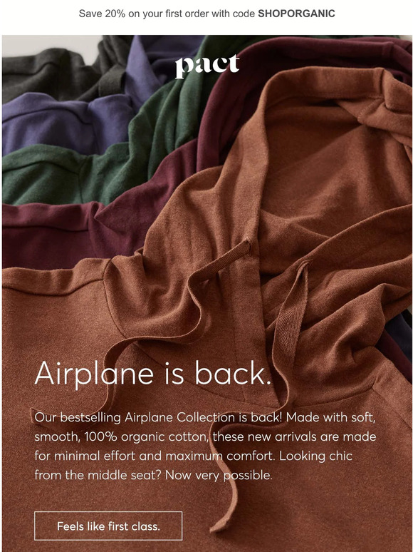 PACT Apparel: Our bestselling collection is back. | Milled