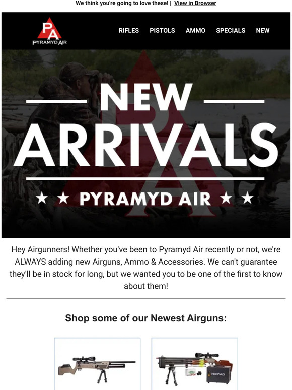 Pyramyd Air: See what's NEW at Pyramyd Air! | Milled