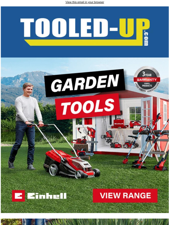 Tooled Up: 🍀 Einhell Garden Tools - Everything the green-fingered could ...