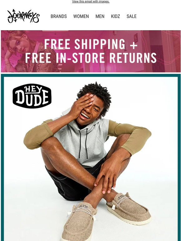 Journeys: Hey Dude for Back To School | Milled