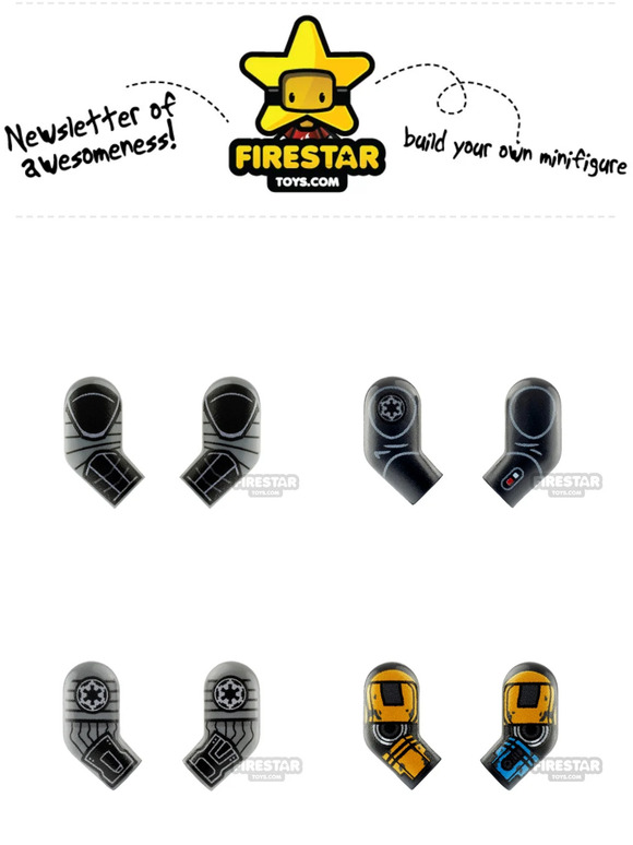 Firestar Toys: New incredible SW custom print minifigure arms! 😲 | Milled