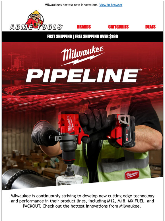 Acme Tools: Milwaukee PIPELINE ⚡Part 2 | Milled