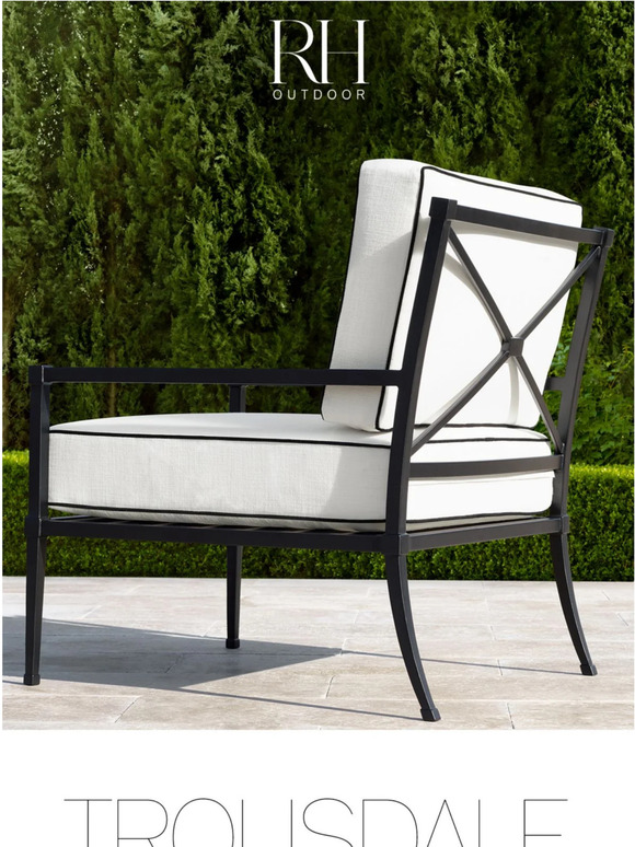 Restoration Hardware: Classic Outdoor Collections in Cast Aluminum | Milled