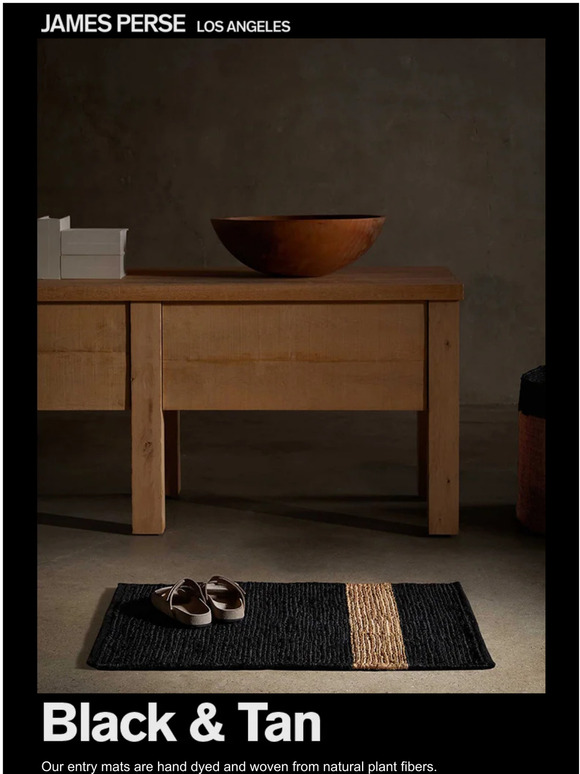 James Perse: The Jute Home Collection | Milled