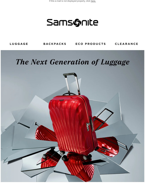 Samsonite: Introducing the next generation of luggage | Milled