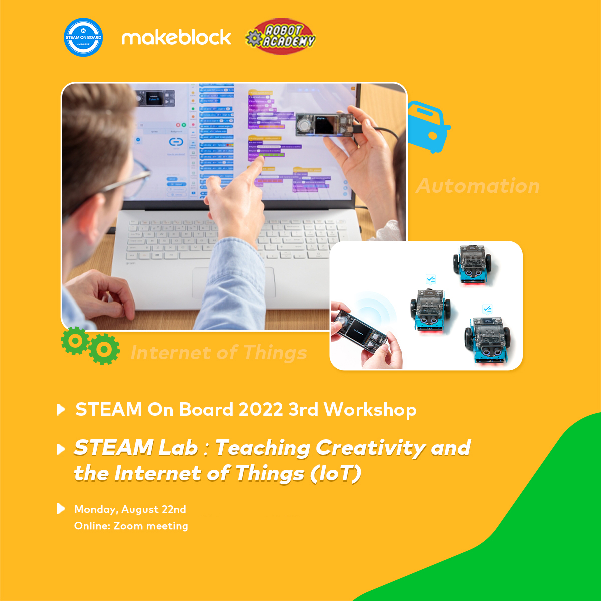 Makeblock: 【STEAM Workshop】How To Teach Creativity and the Internet of Things (IoT)？ | Milled