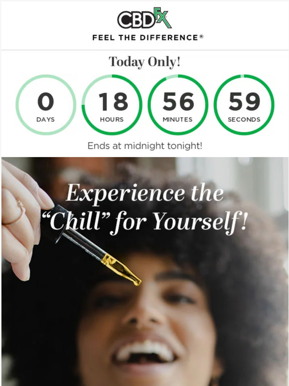 CBDfx: Today Only: FREE THC tincture samples with purchase! 😲 | Milled