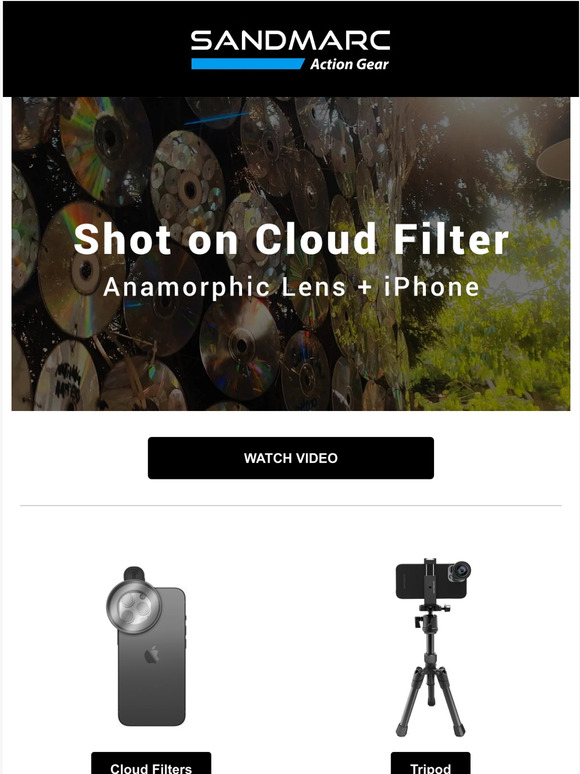 SANDMARC: Filmed with Cloud Diffusion Filter + iPhone 13 Pro Max | Milled