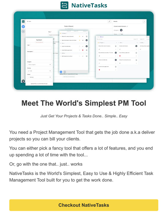 SaaS Mantra: Simplest Tool to Manage Your Projects | Milled