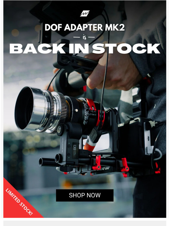 Beastgrip: DOF Adapter MK2 is back! | Milled