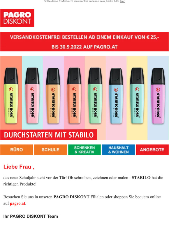 Pagro: Durchstarten mit STABILO! | Milled