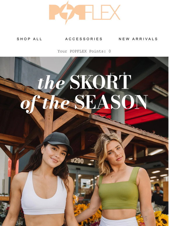 POPFLEX: Introducing: The Skort of the Season 🩰 | Milled