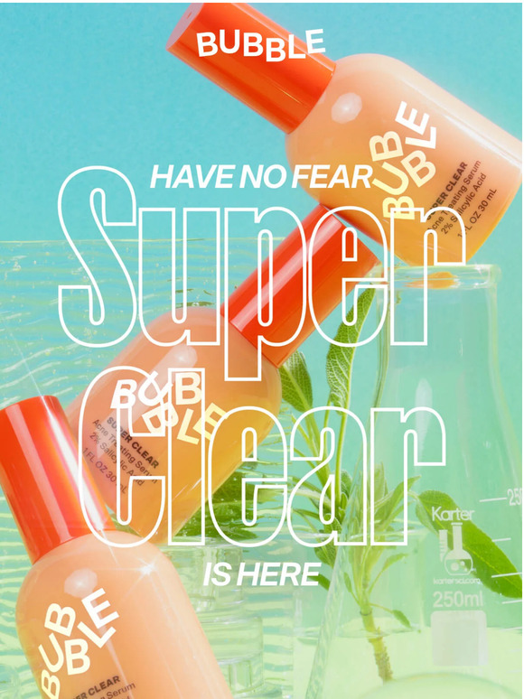 Bubble Skincare: ALL-NEW BUBBLE ACNE-TREATMENT | Milled