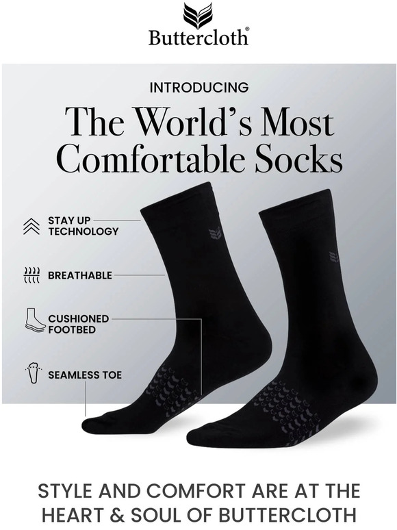 Buttercloth: Meet the World's Most Comfortable Socks! | Milled