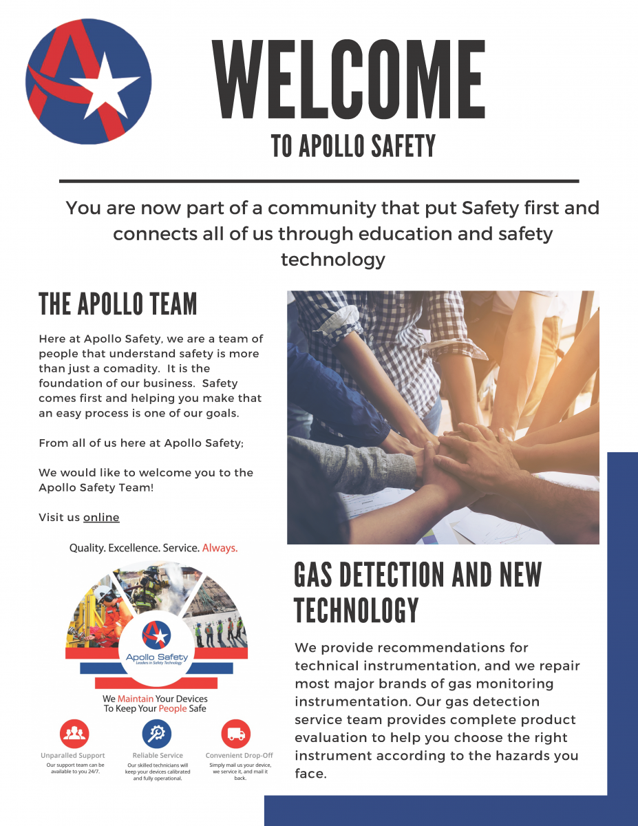 Apollo Safety, Inc.: Welcome to Apollo Safety! | Milled