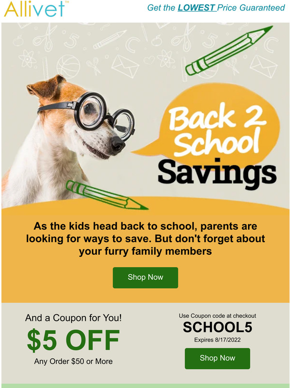 allivet.com: Allivet + Pet Needs = Savings! | Milled
