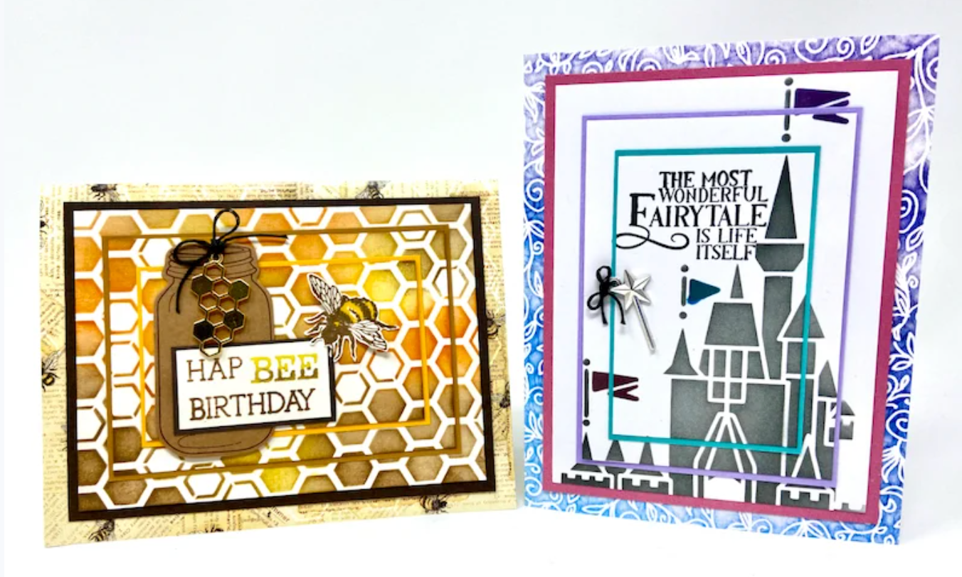 Club Scrap: New post: Try the Triple Mat Stencil Technique! | Milled