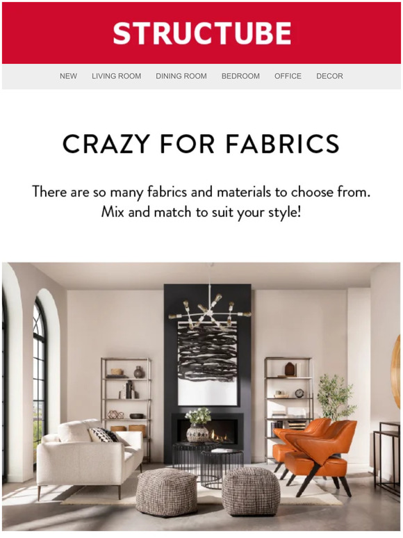 Structube: Materials you'll love! | Milled