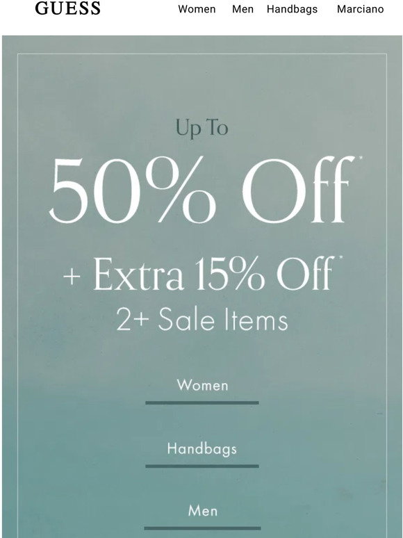 GUESS: Extra 15% Off | For a Limited Time Only | Milled