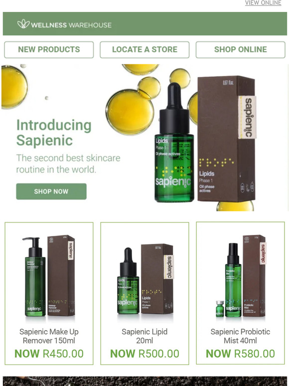 Wellness Warehouse: Introducing Sapienic: A Radically Different ...