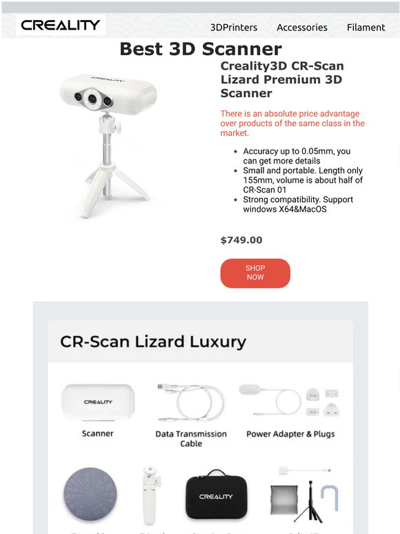 creality3d-office: 【Best 3D scanner】Highly recommended 3D scanner | Milled