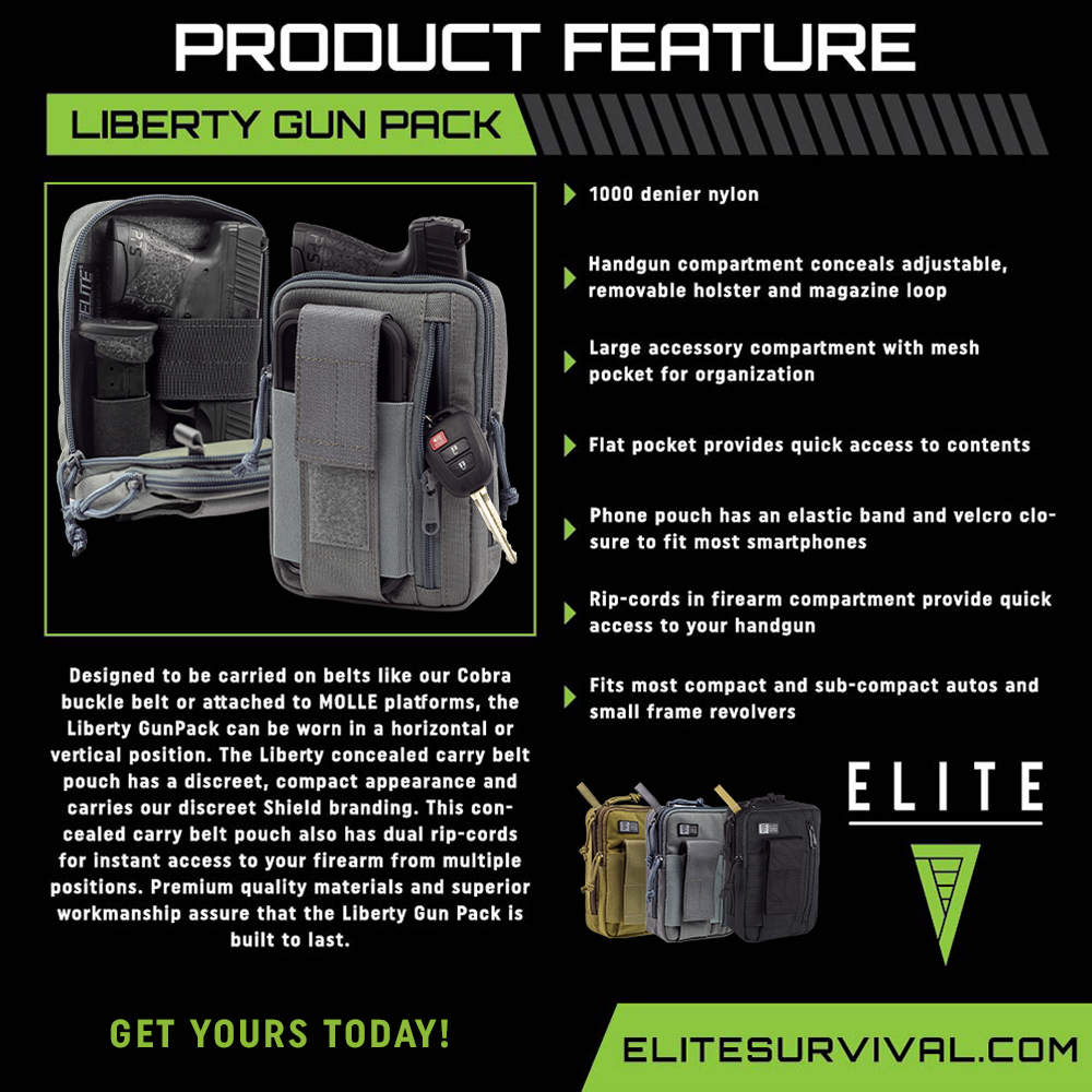 Elite Survival Systems: Liberty Pack Product Feature | Milled