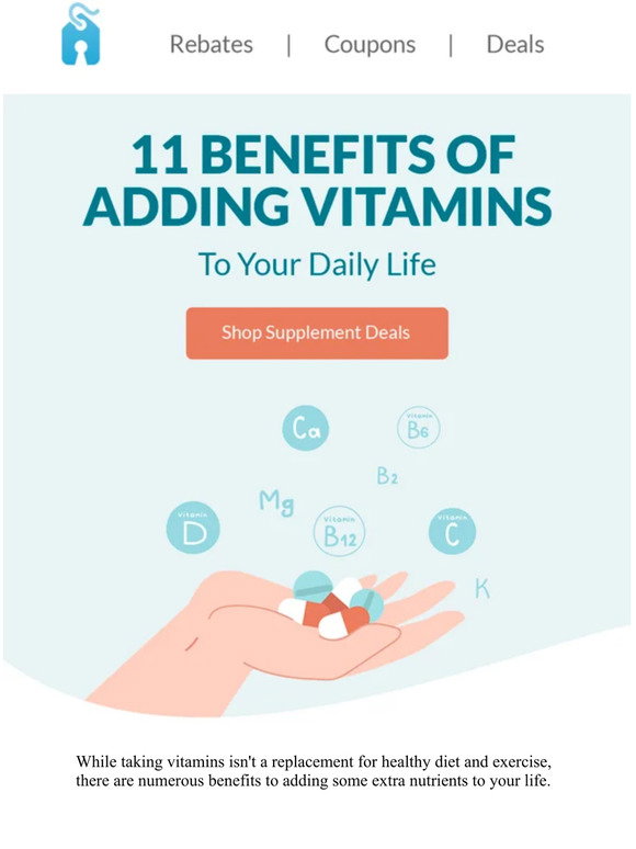 RebateKey: 11 reasons why you should add vitamins to your routine 💊 ...