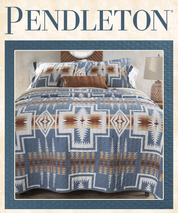rods: NEW DENIM Pendleton Harding Quilt! | Milled