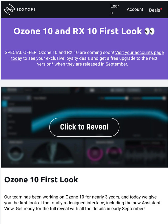 Spire: First look inside Ozone 10 and RX 10 | Milled