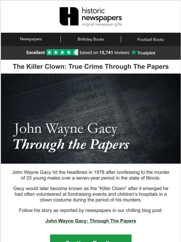 Historic Newspapers: True Crime Through The Papers: The Story of John ...