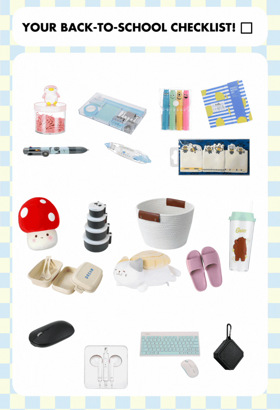MINISO: 🍎Never too early for back-to-school shopping | Milled