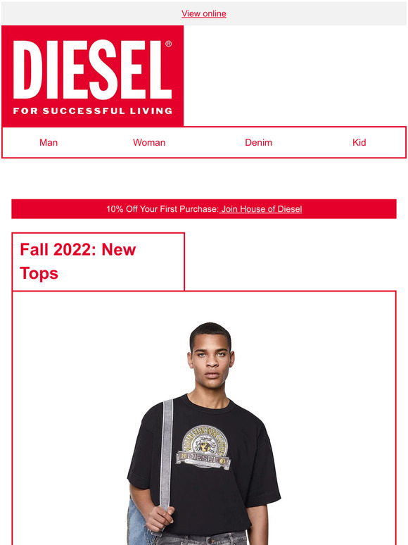 Diesel: New Tops: Make Getting Ready Easy | Milled