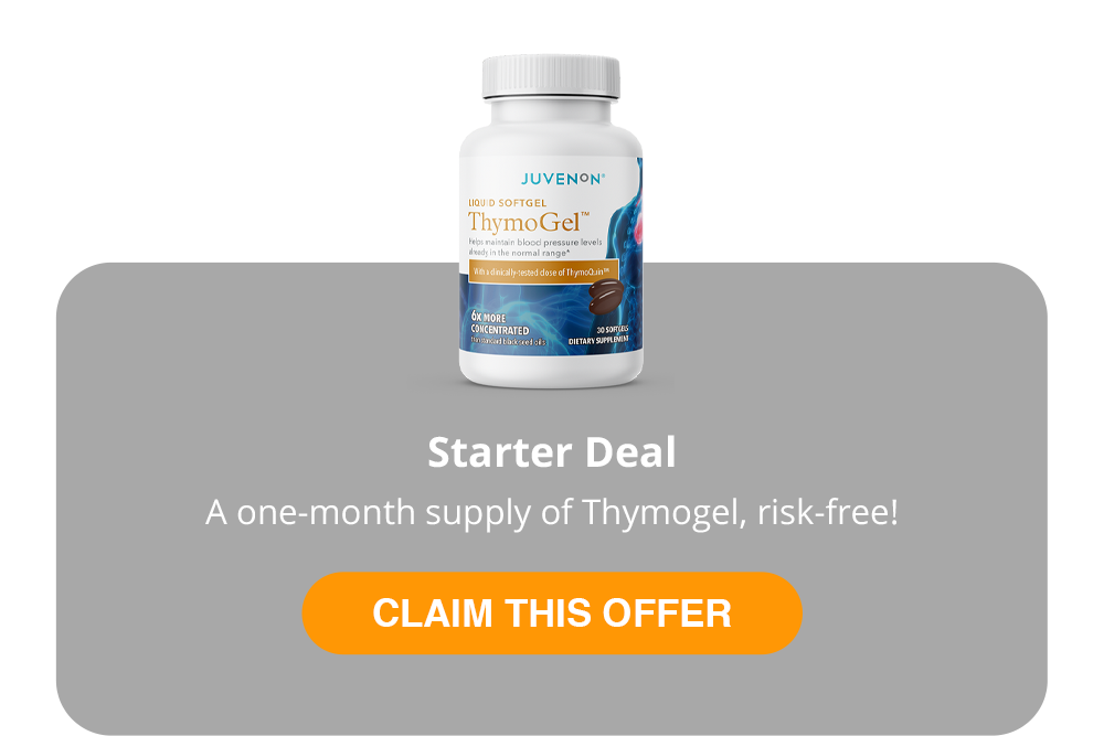 Juvenon: ThymoGel - the most POWERFUL ThymoQuin available | Milled