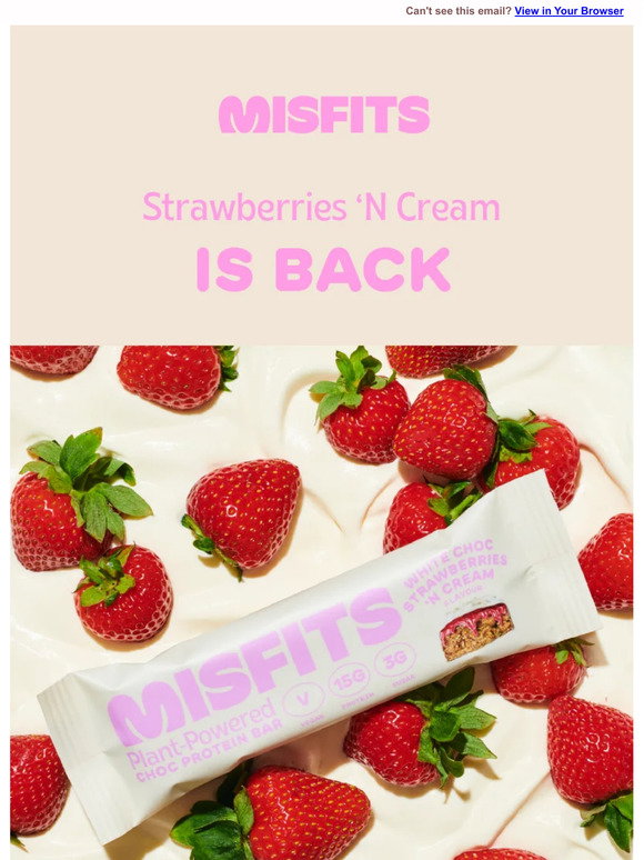 Misfits: Strawberries & Cream is BACK 🍓 | Milled