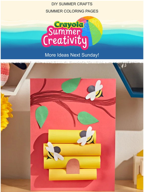 Crayola: Weekly Creativity: Bzz! Bzz! | Milled