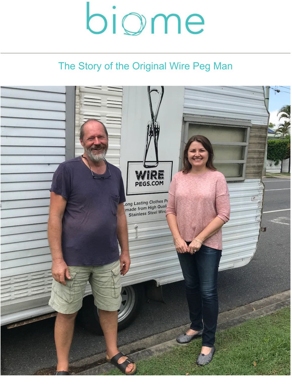 Biome: Meet the Original Wire Peg Man + 20% off Wire Pegs | Milled