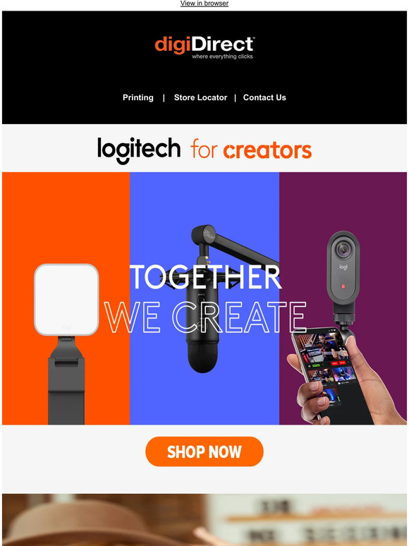 digiDirect: — Go From First Stream to Mainstream with Logitech | Milled