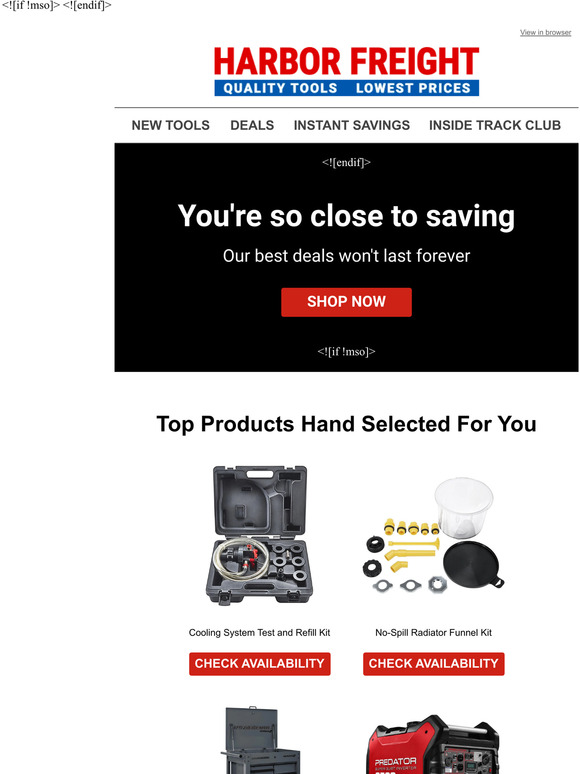 Harbor Freight: Your recently viewed items | Milled