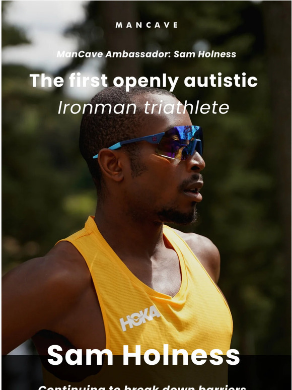 ManCave: Sam Holness - The first openly autistic Ironman Triathlete ...