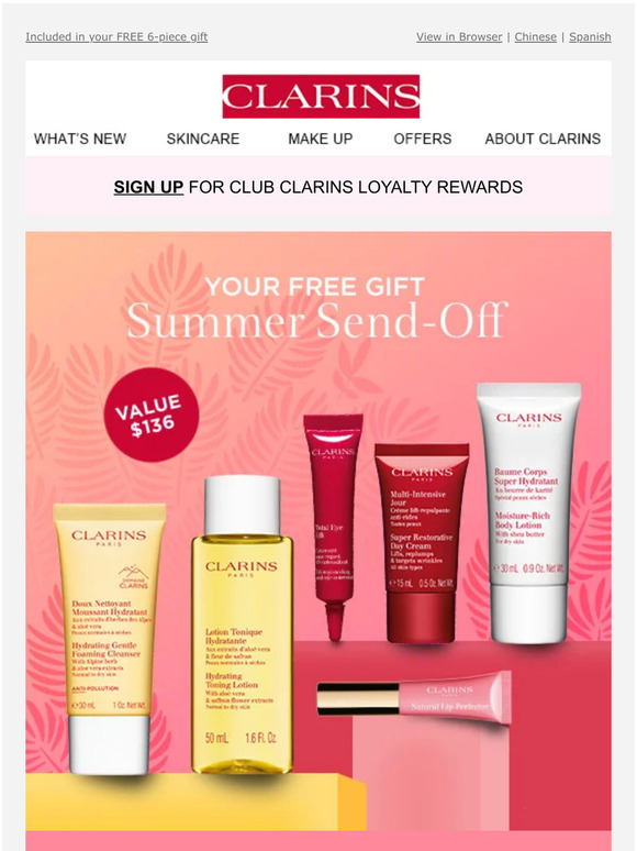 Clarins USA: Get NEW Super Restorative for FREE! 🎁 | Milled