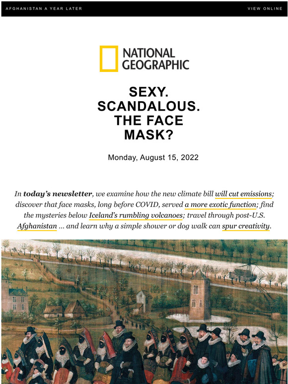 National Geographic: When face masks were scandalous | Milled