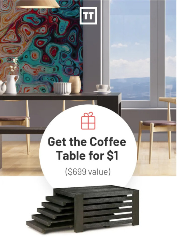 Transformer Table: Get a Gorgeous Coffee Table for Just $1! ☕ | Milled