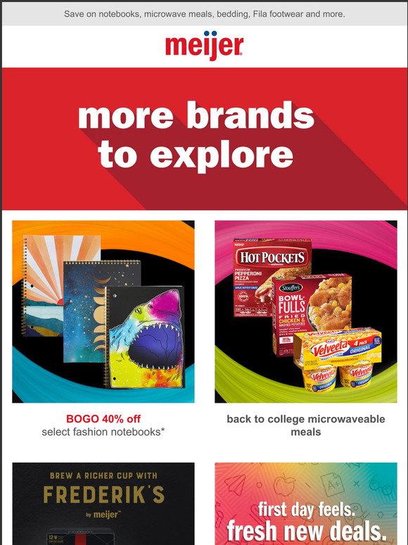 Meijer: Save on Your Favorite Brands for Back to School & College | Milled