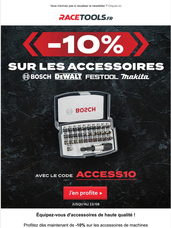 Racetools: -10% sur les accessoires pour vos machines 🔥 | Milled