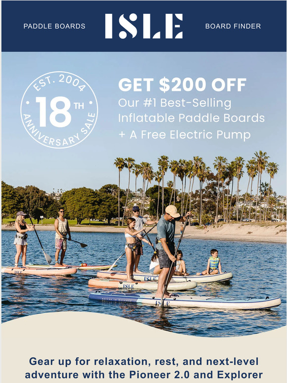 ISLE Surf & SUP: MEGA Monday: Up To $400 Off! | Milled